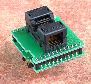 DIL24/TSSOP24 ZIF 170mil programming programmer adapter, socket converter - package TSSOP8 ...