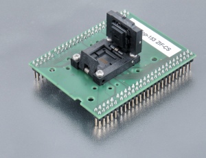 BGA-Top-153 ZIF-CS programming programmer adapter, socket converter - package BGA44 | Elnec