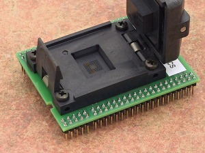 BGA-Top-193 ZIF-CS programming programmer adapter, socket converter - package BGA50 | Elnec