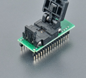 DIL28/QFN28-1 ZIF-CS (id) programming programmer adapter, socket ...