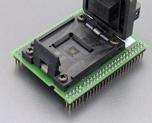 BGA-Top-266 ZIF-CS programming programmer adapter, socket converter - package BGA50 | Elnec