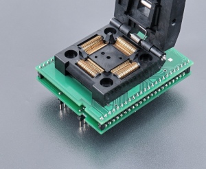 DIL48/QFP100-1.02 ZIF-CS ARM-12 programming programmer adapter, socket converter - package ...