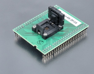 BGA-Top-406 ZIF-CS programming programmer adapter, socket converter - package BGA81 | Elnec