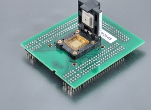 BGA-Top-484 ZIF-CS programming programmer adapter, socket converter - package BGA144 | Elnec