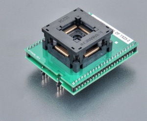 DIL48/QFP128-1.01 ZIF TXZ3-2 programming programmer adapter, socket converter - package LQFP128 ...